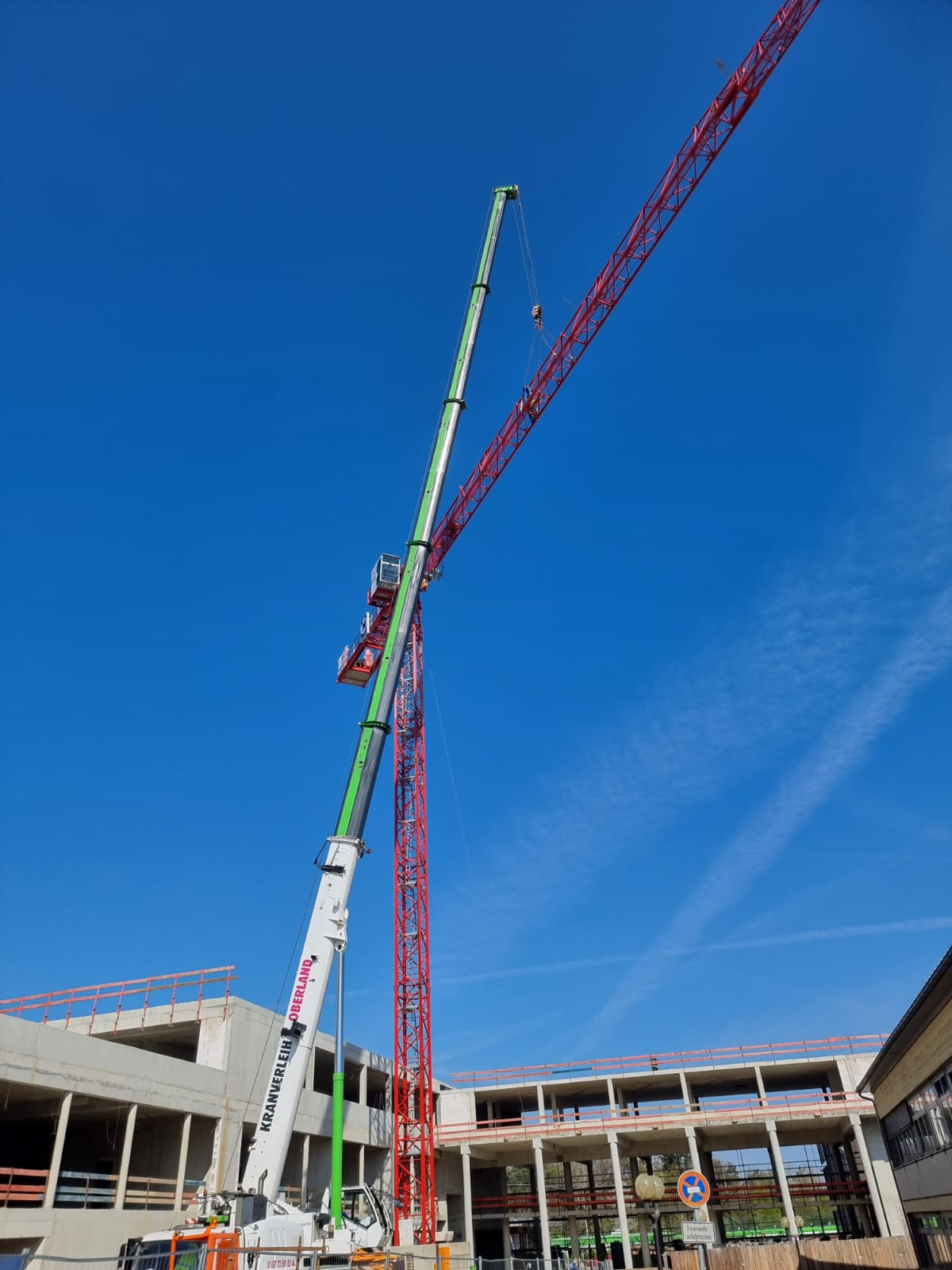 Demontage Wilbert WT 150 e.tronic in Altdorf – Kranverleih Oberland GmbH